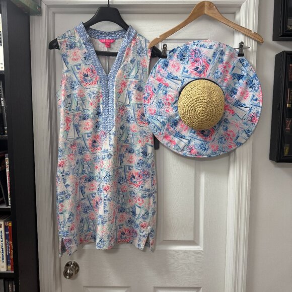 Lilly Pulitzer | Dresses | Lilly Pulitzer Larsen Shift Dress Medium And ...